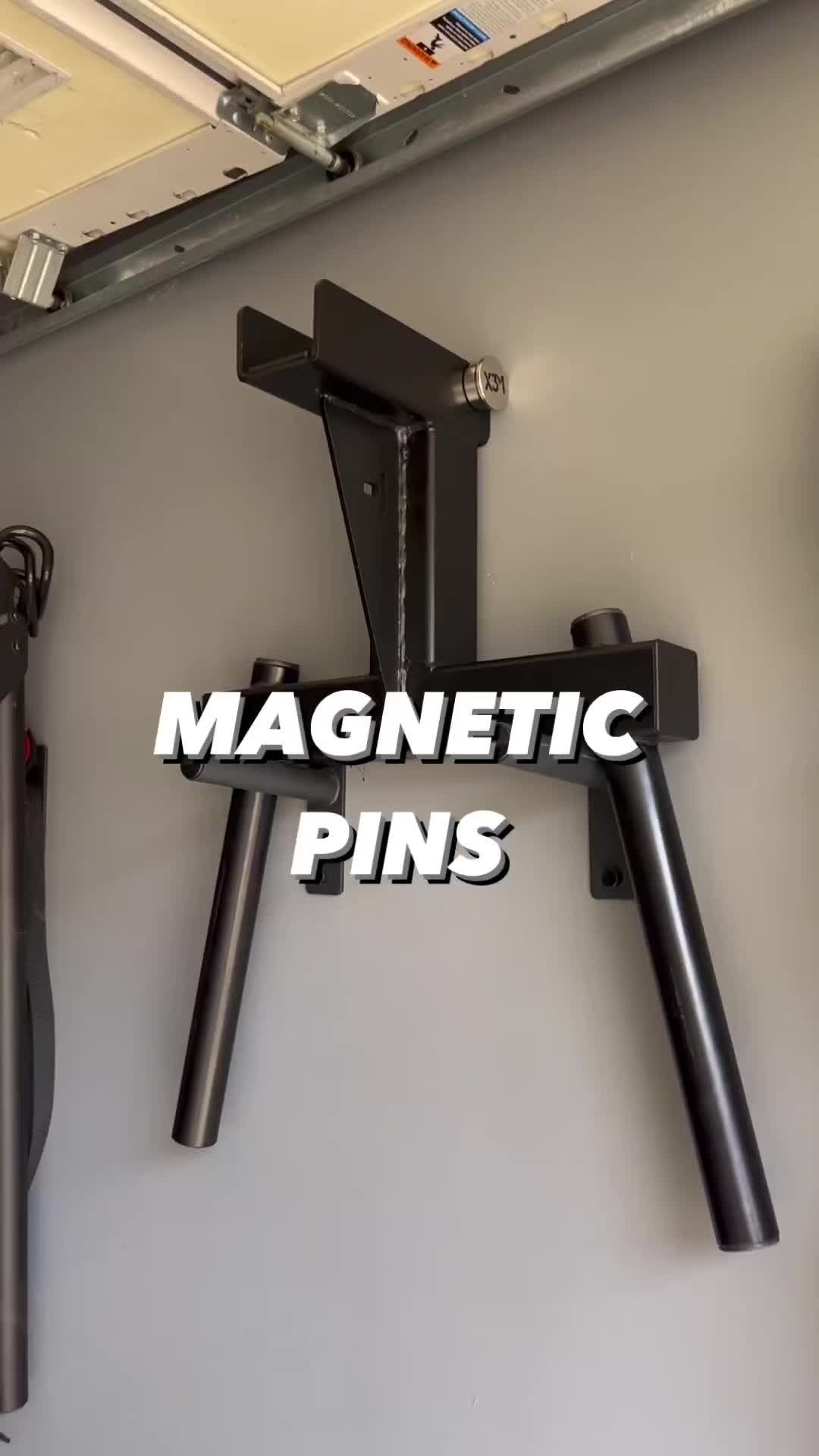 Magnetic Pins for Power Rack Attachments | Shredded Dad