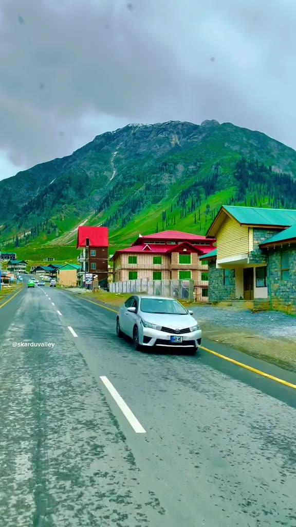 Beautiful scenery of Naran Aru Kaghan city of Pakistan