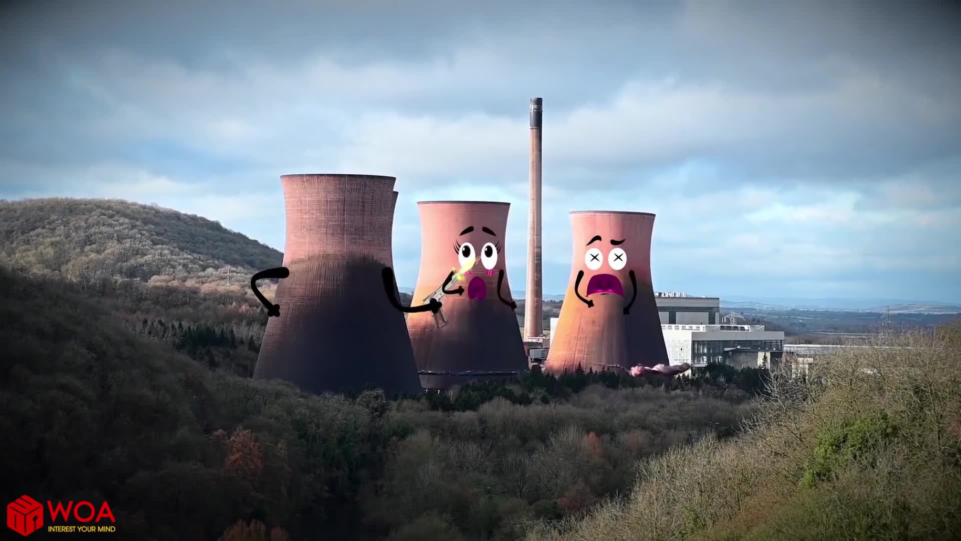 Funny Building Demolition CARTOON