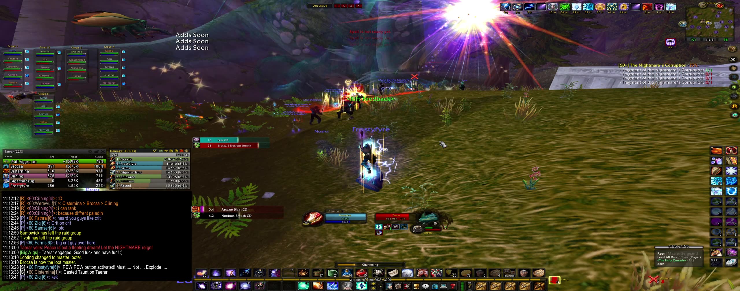 Turtle wow - PUG Dragons of nightmare - Taerar - Mage POV - 1 December