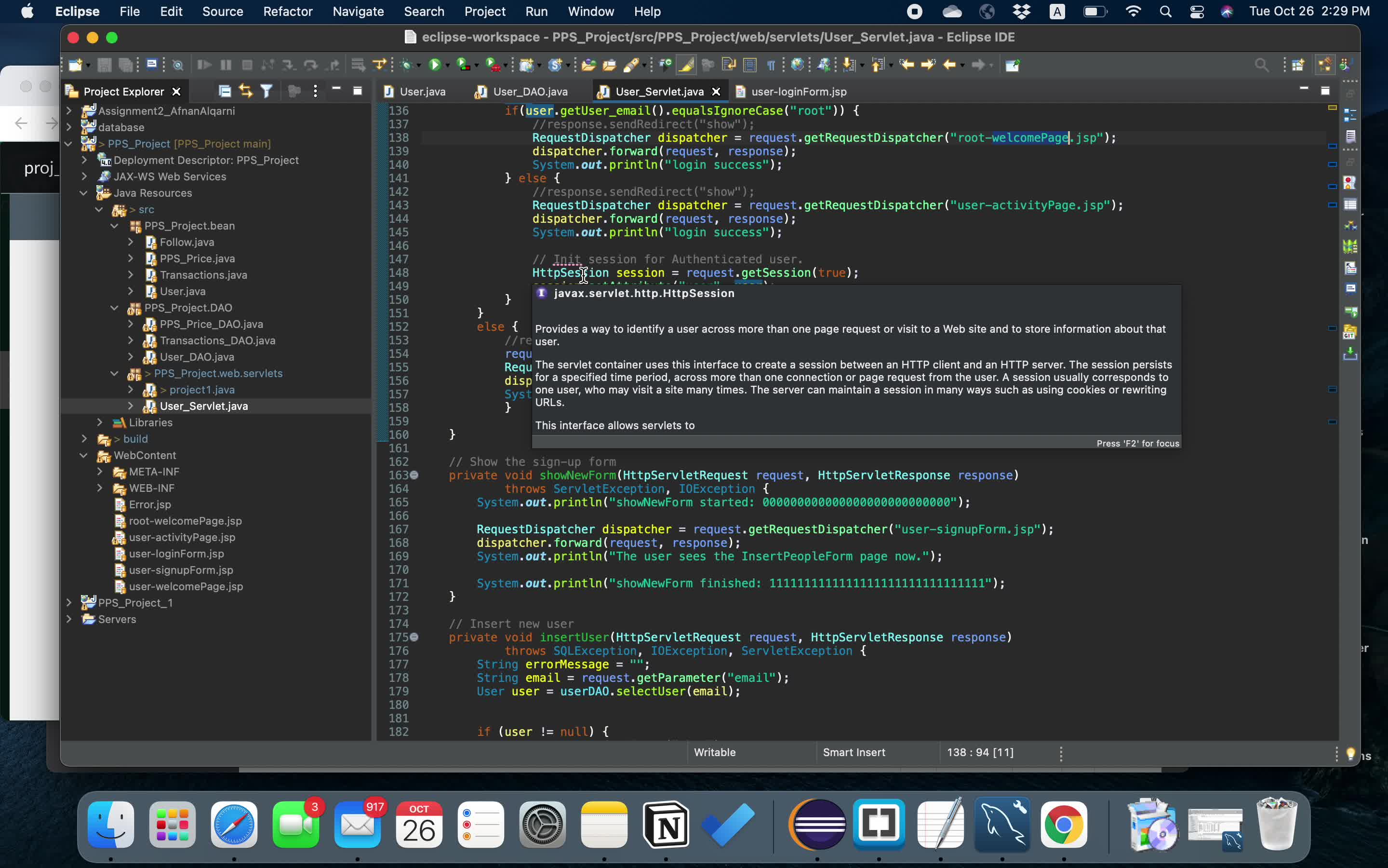 PPS Project part 1 - Sign up and login