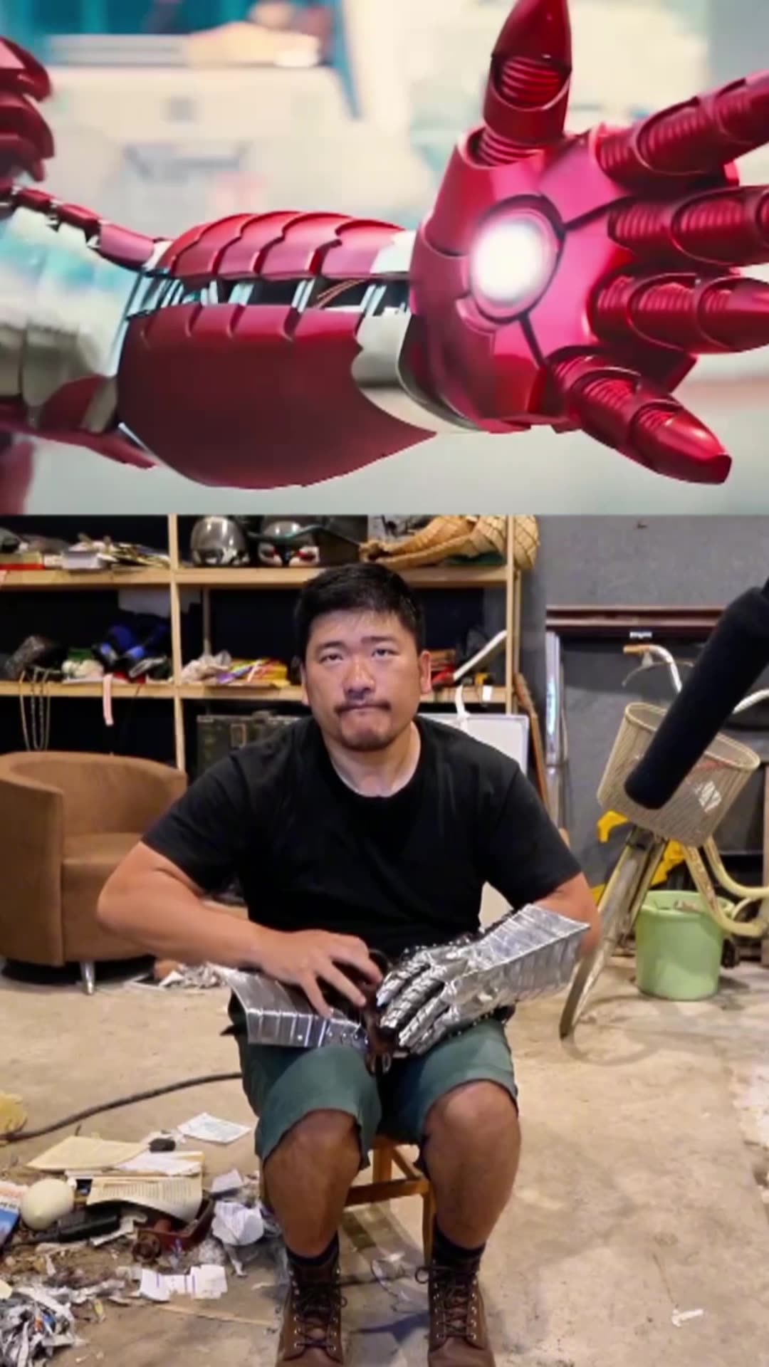 Immersive Iron Man transformation, which suit of armor do you prefer?