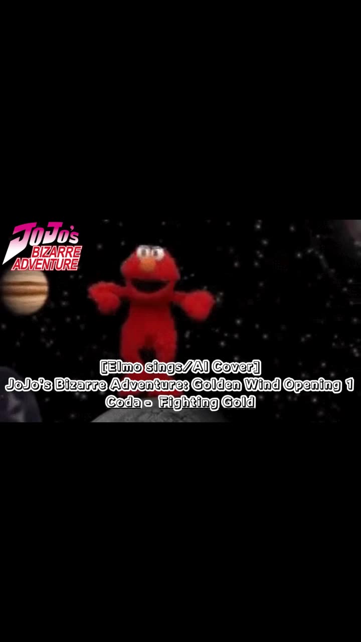 [Elmo sings/AI Cover] JoJo's Bizarre Adventure: Golden Wind Opening 1 ...