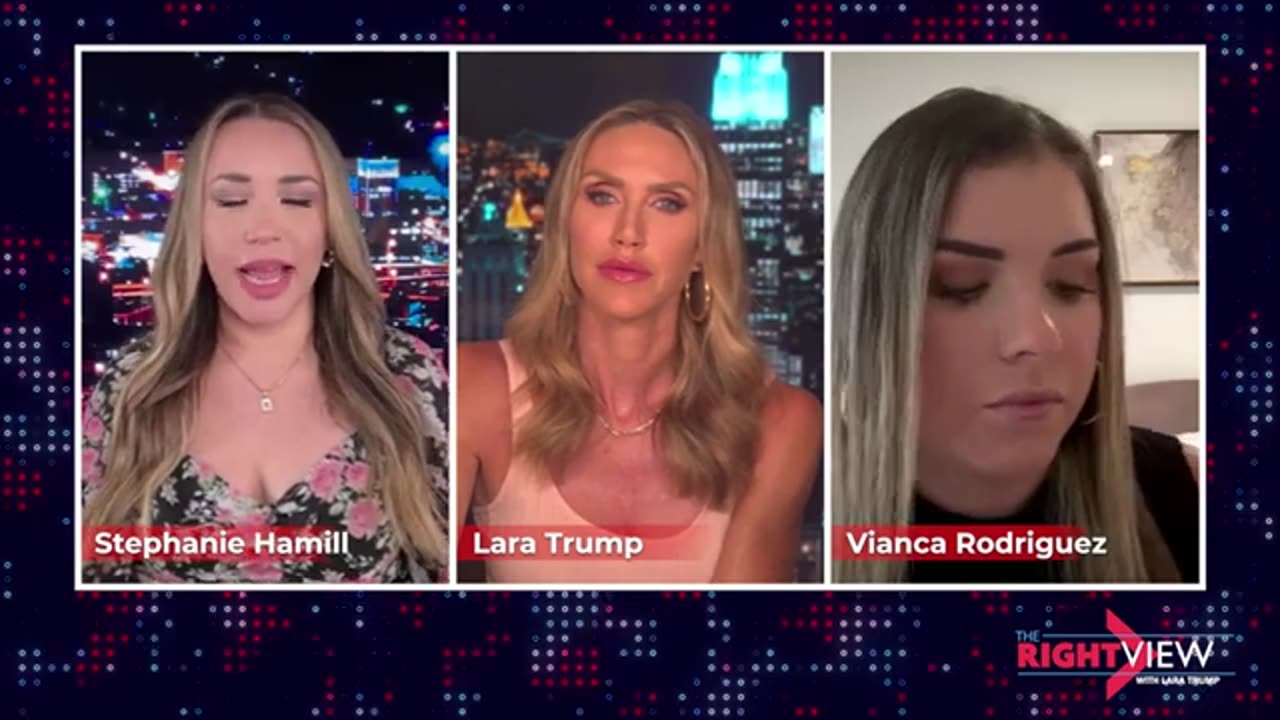 Lara Trump, Vianca Rodriguez, Stephanie Hamill