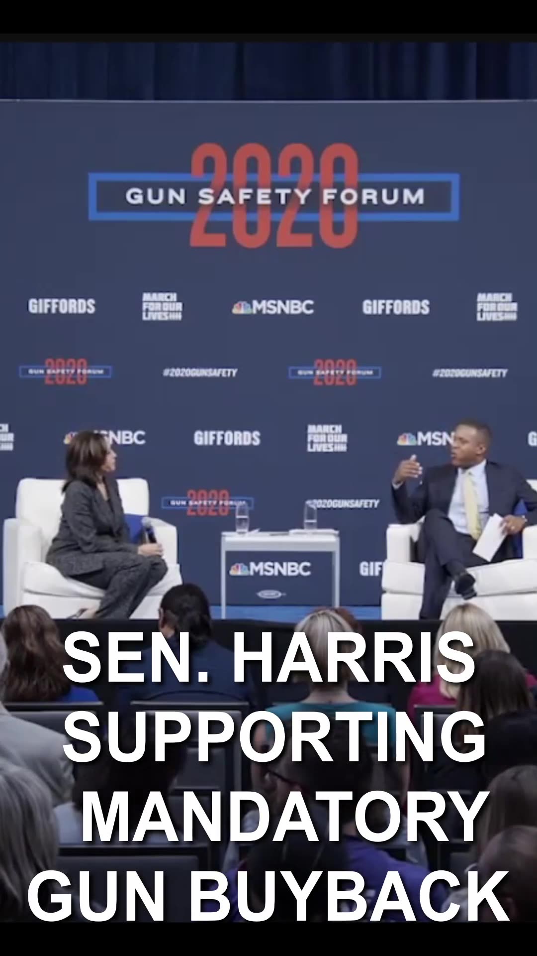 Kamala Harris Supporting MANDATORY Gun Buybacks = Confiscation