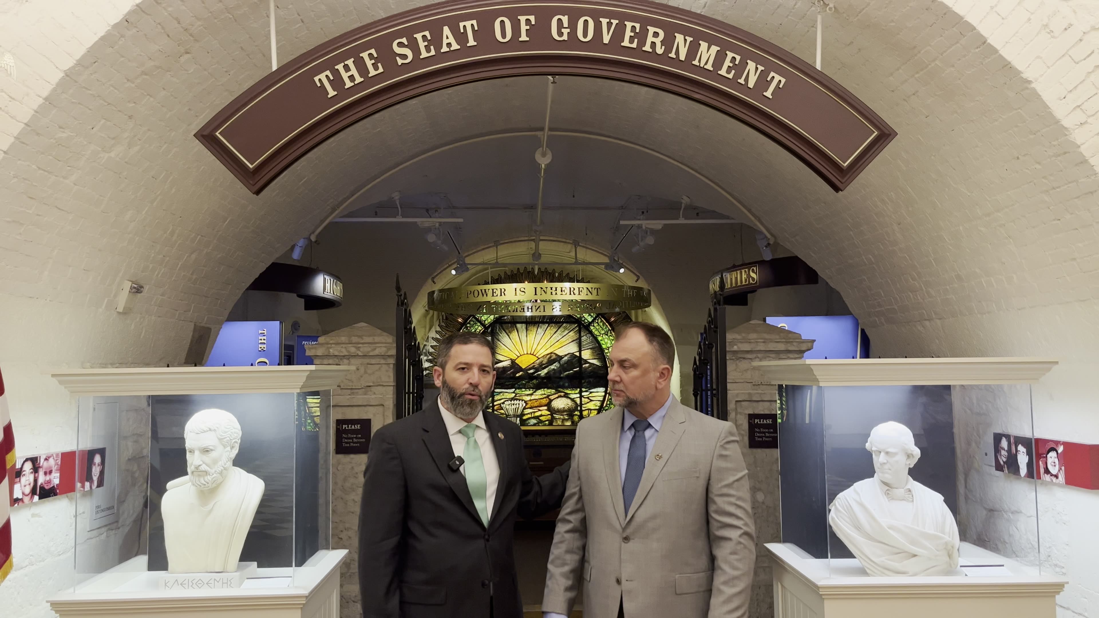 With Ohio's State Representative, Reggie Stoltzfus, talking about the ...