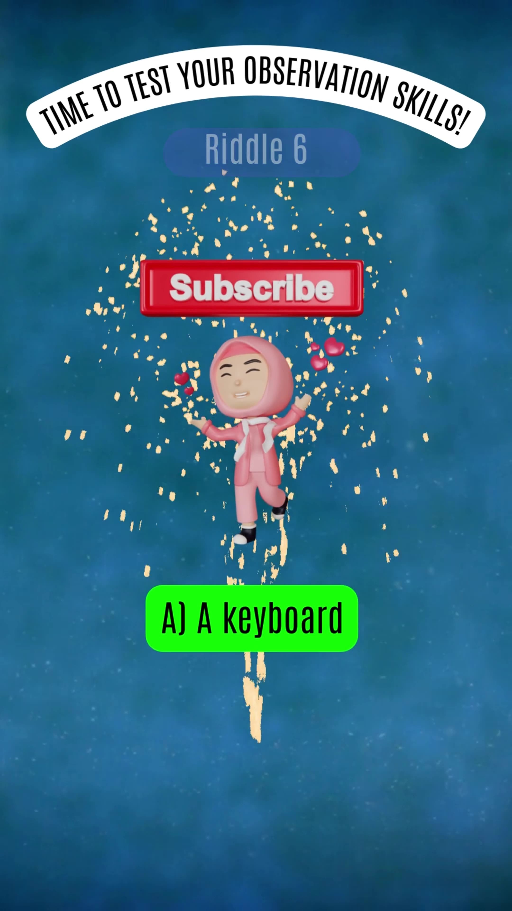 Unlock the Mystery: Riddle with Keys and Space!