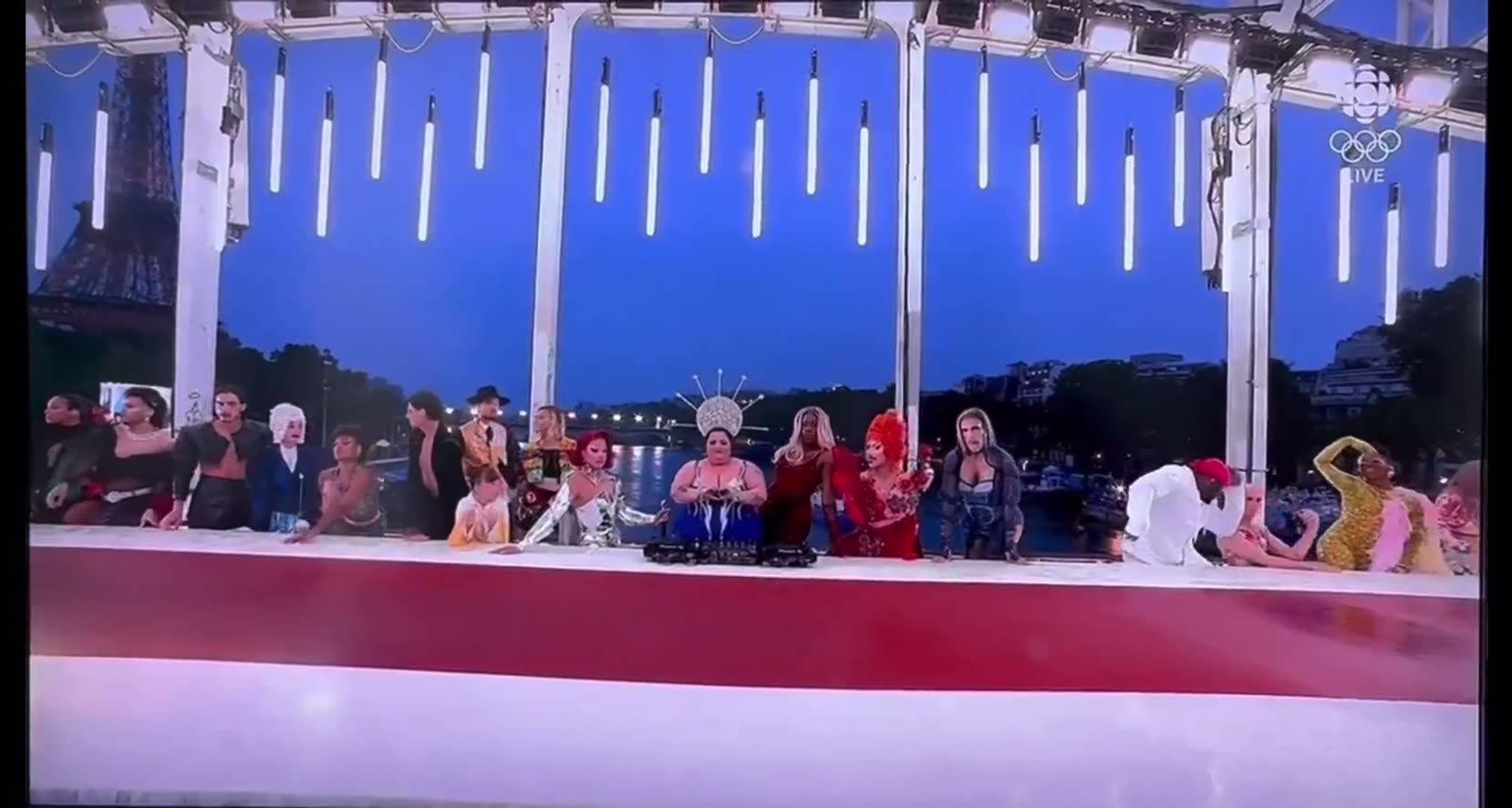 Olympic Opening Ceremony Mocking Last Supper
