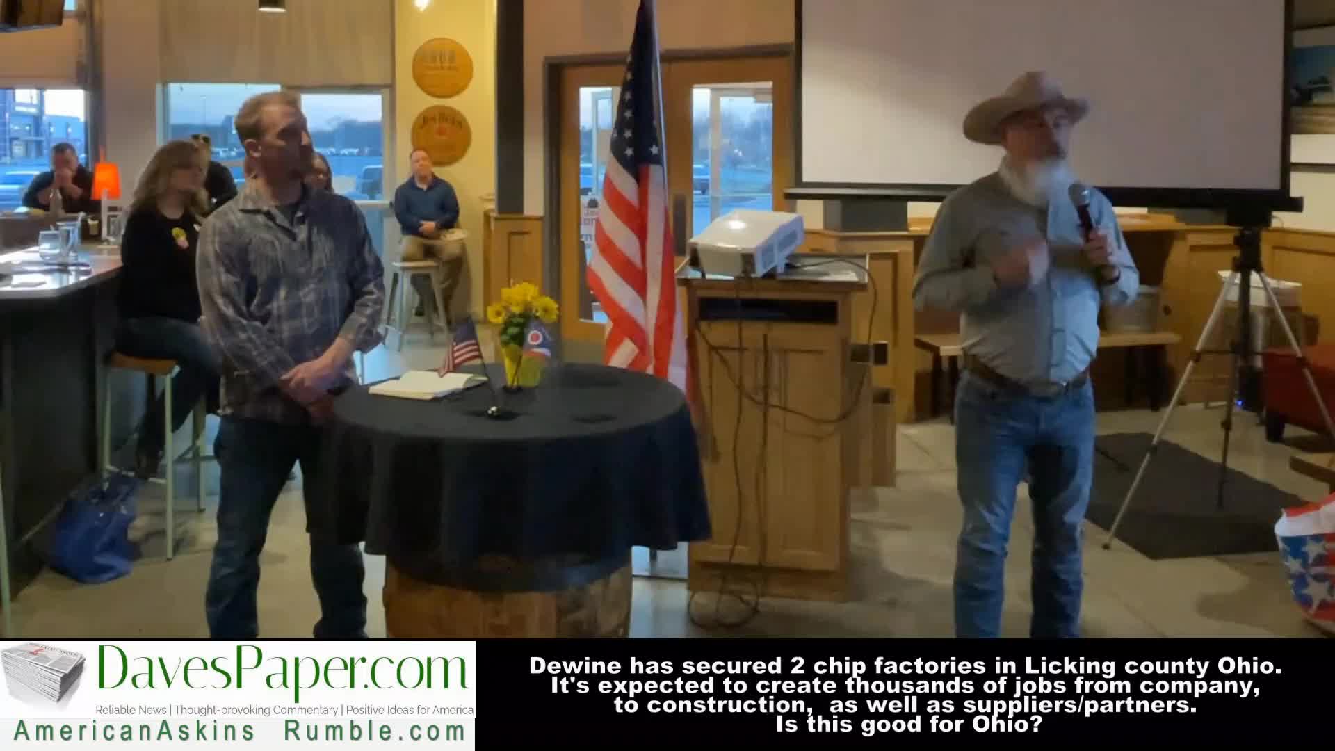 Joe Blystone OH R Gubernatorial candidate interviewed by AmericanAskins ...