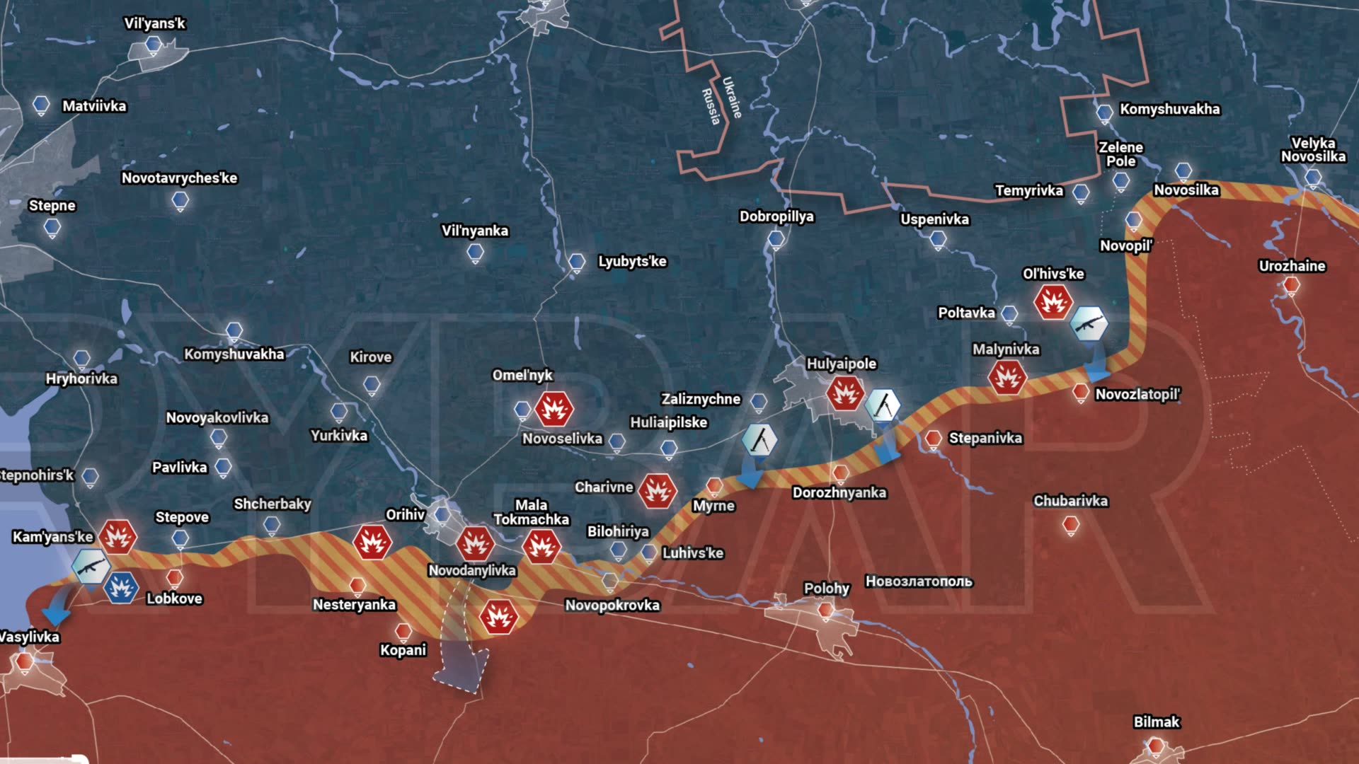 Ukraine Russian War Update, Rybar Map, events and analysis for March 16 ...