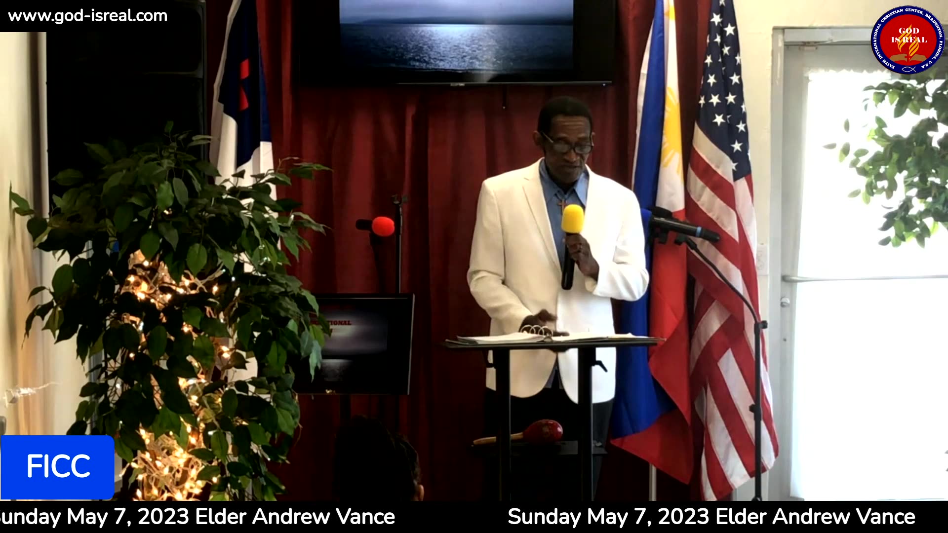 May 7, 2023 Sunday School: GOD IS GOD! We Needed a Savior! -Elder ...