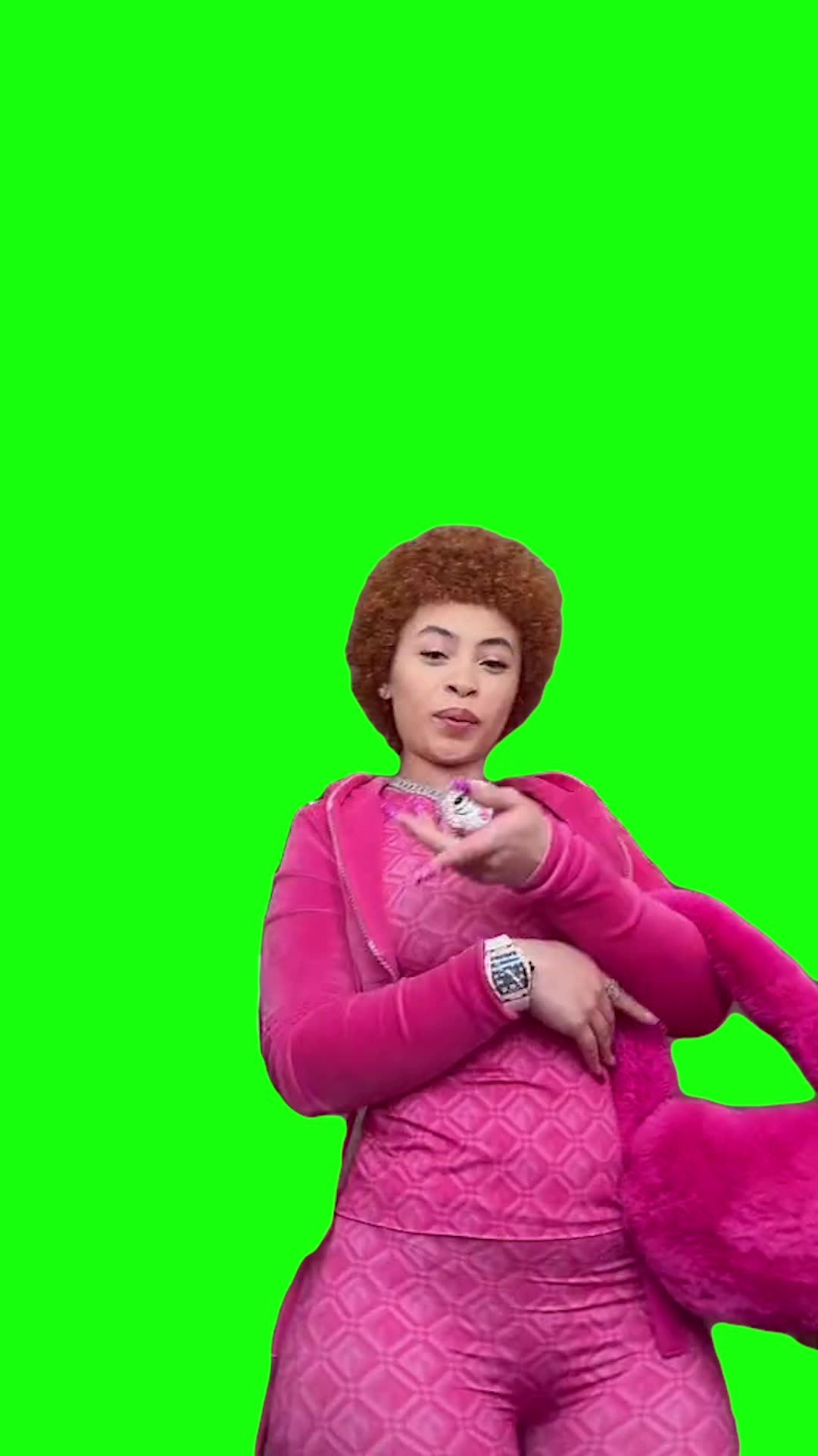 LEAKED the Green Screen North West Used to Fake Ice Spice in Her TikTok