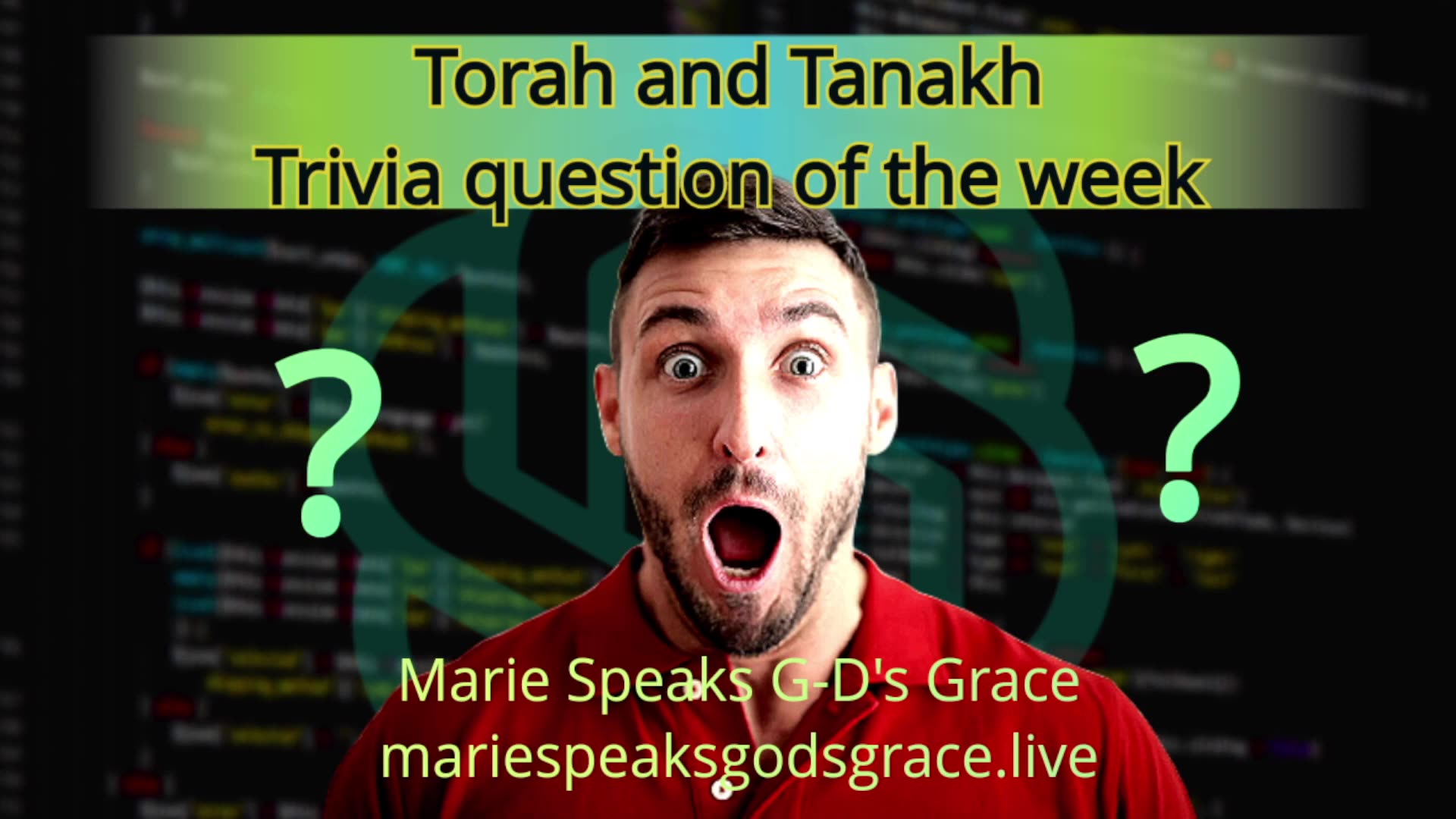 Torah and Tanakh Trivia Question of the Week: Same Same but different ...
