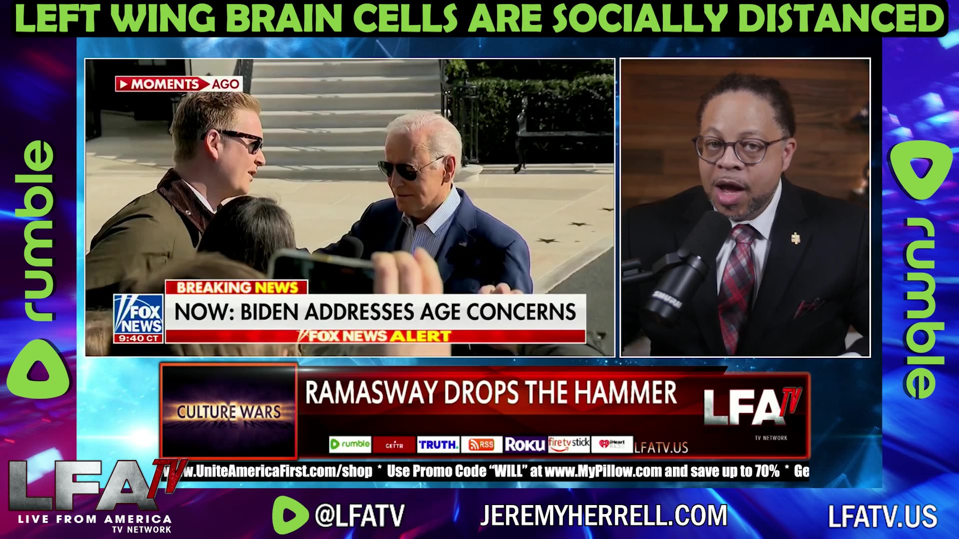 LEFT WING BRAIN CELLS ARE SOCIALLY DISTANCED!