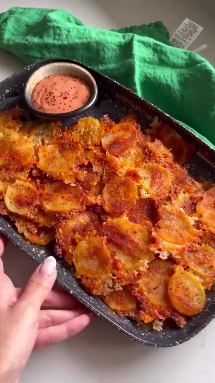 Crispy Parmesan Potato Chips