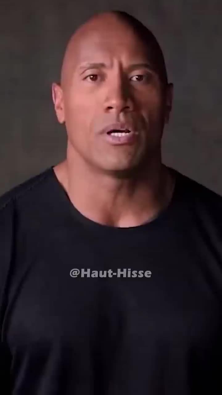 "One handshake that changed my life" Dwayne Johnson the rock