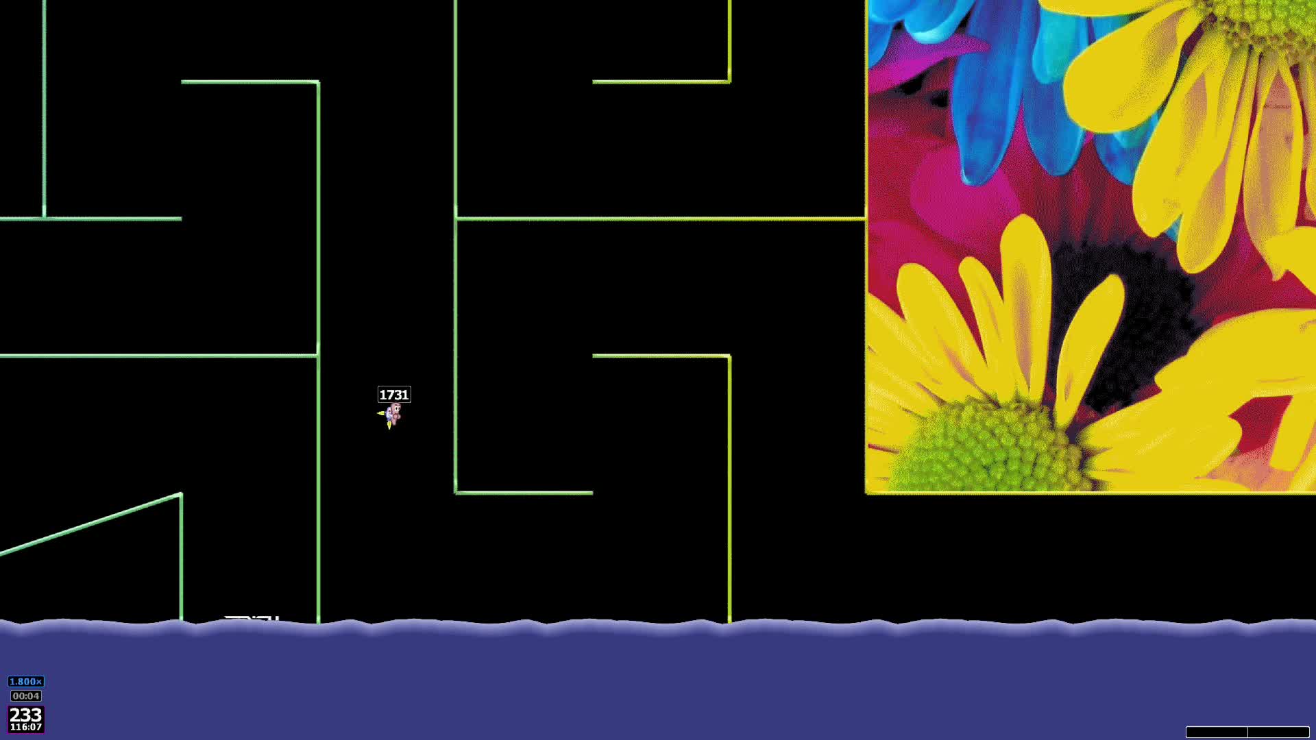 Real Time Jet Pack Race - Worms Armageddon