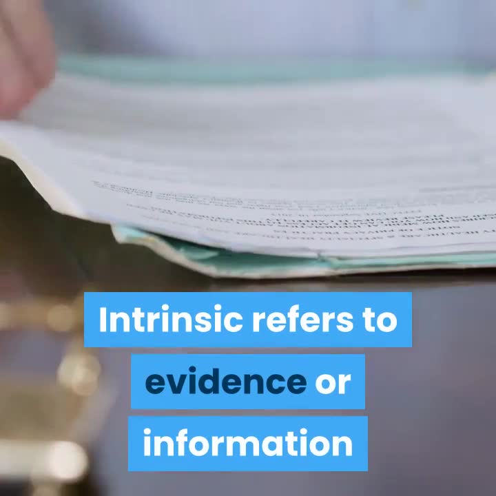 Intrinsic Evidence