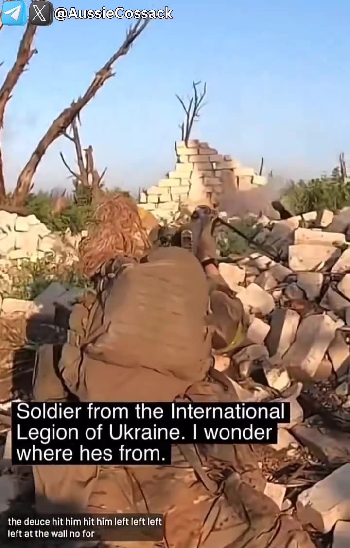 An Australian Mercenary has just been detected fighting against Russia