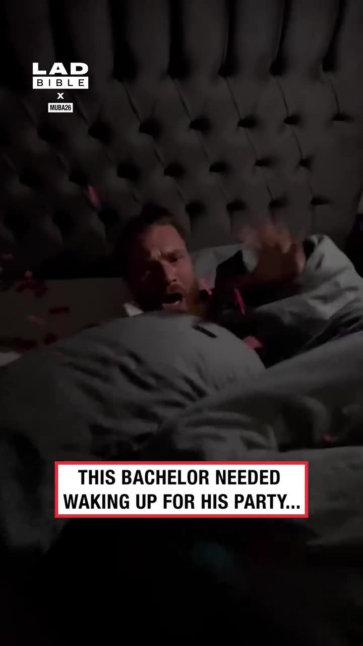Waking up friend for his stag do