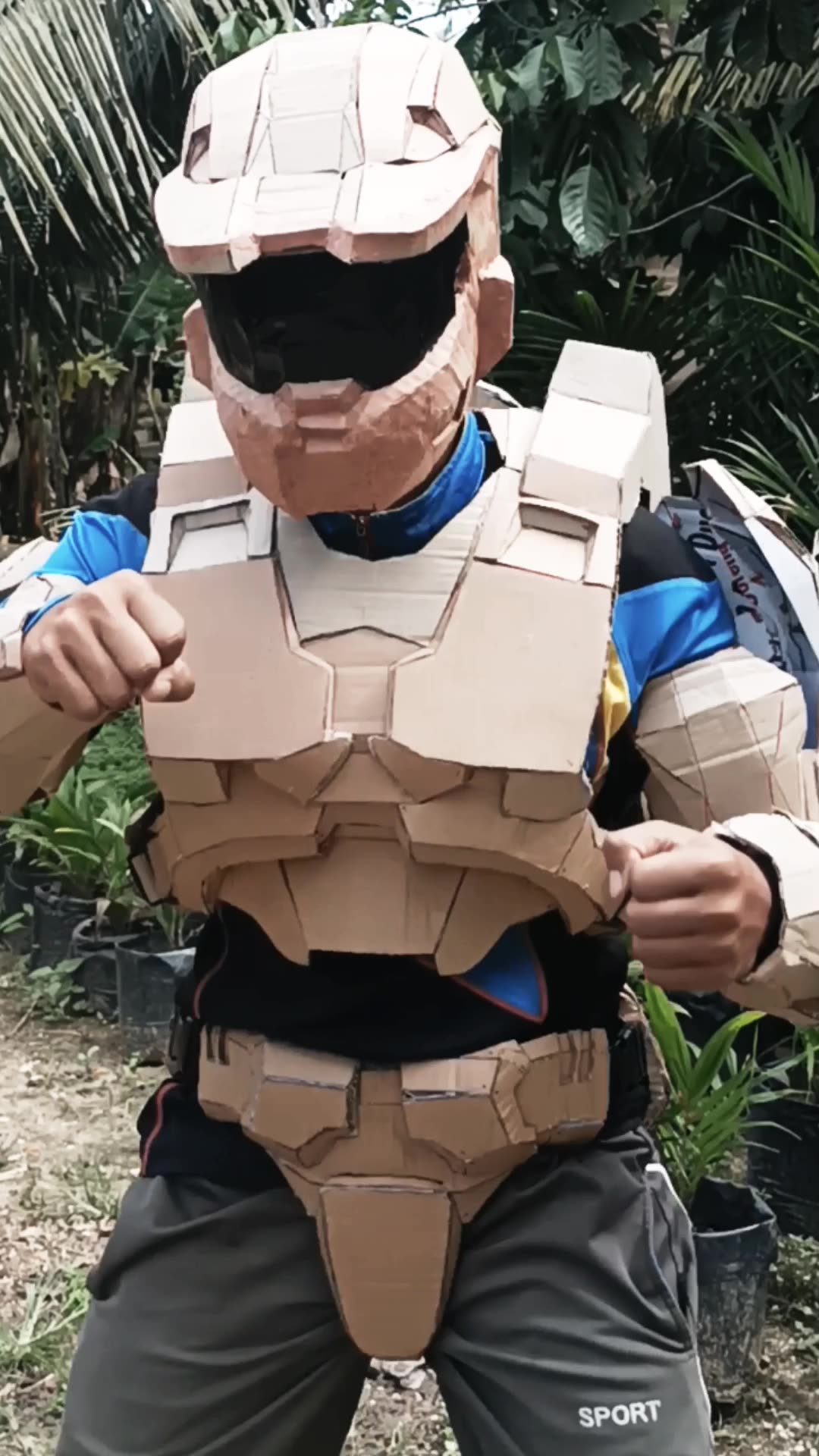 Halo Master Chief From Cardboard
