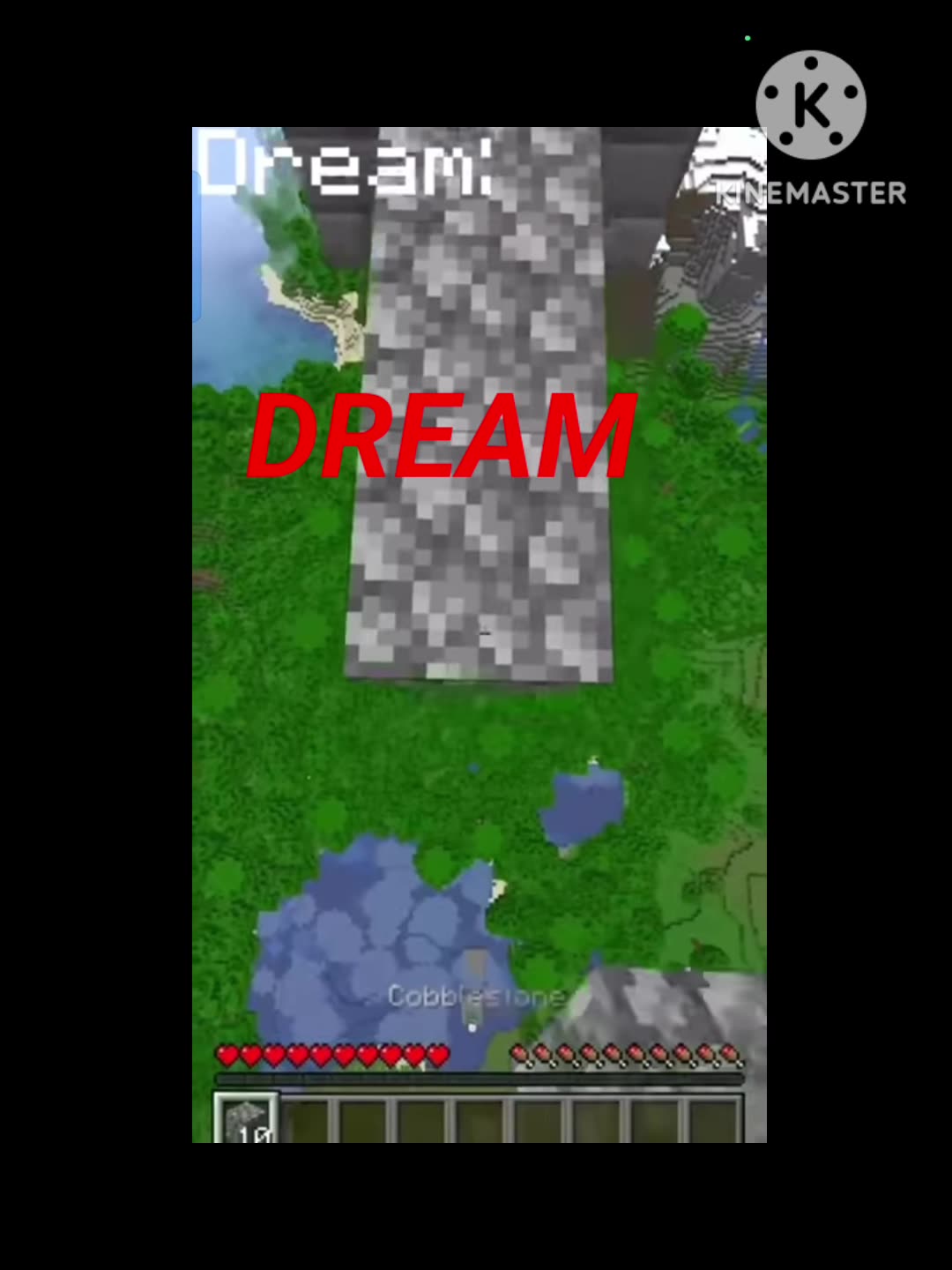 Minecraft Parkour gauntlet part 24 average player versus dream #shorts