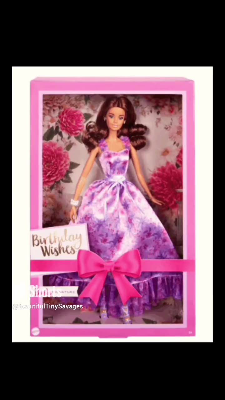 "It's A Pink X Lavender X Carnation Birthday Wishes Barbie"Come See Signature Barbie ️💜💐💃🎀🎁🎄💫🎼🎶
