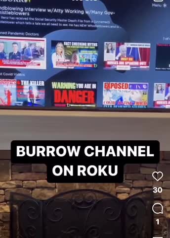 Burrow app on ROKU
