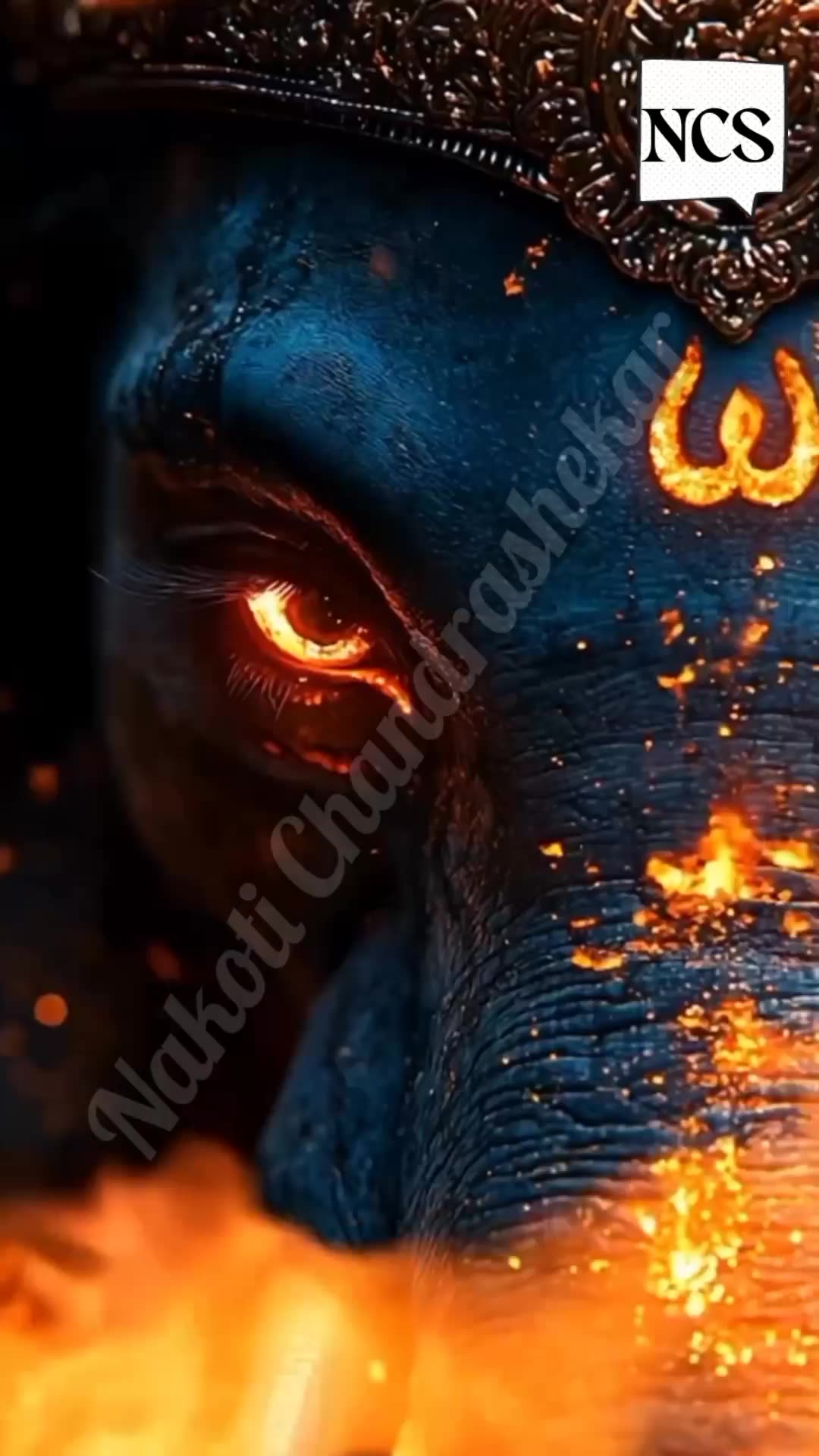 Lord ganesh motion poster, a very beautiful and wonderful background ...