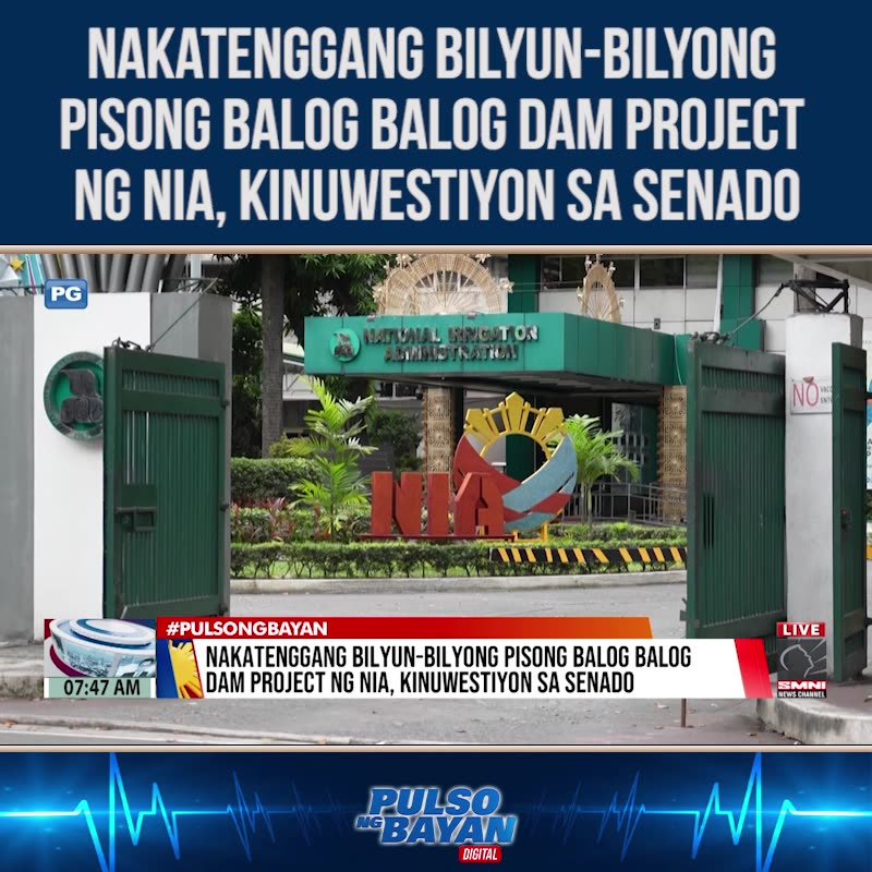Nakatenggang bilyun-bilyong pisong Balog Balog Dam project ng NIA ...