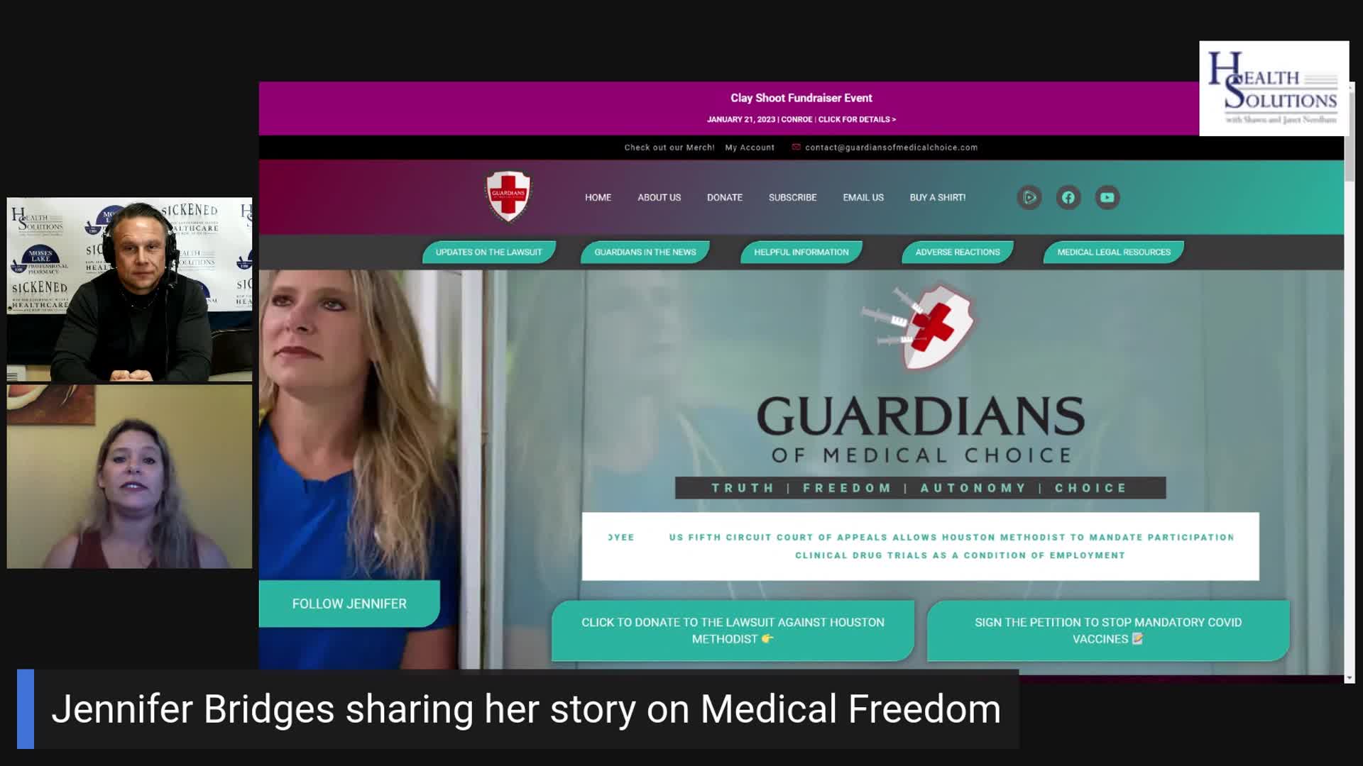 Guardians of Medical Choice - with Jennifer Bridges and Shawn & Janet ...