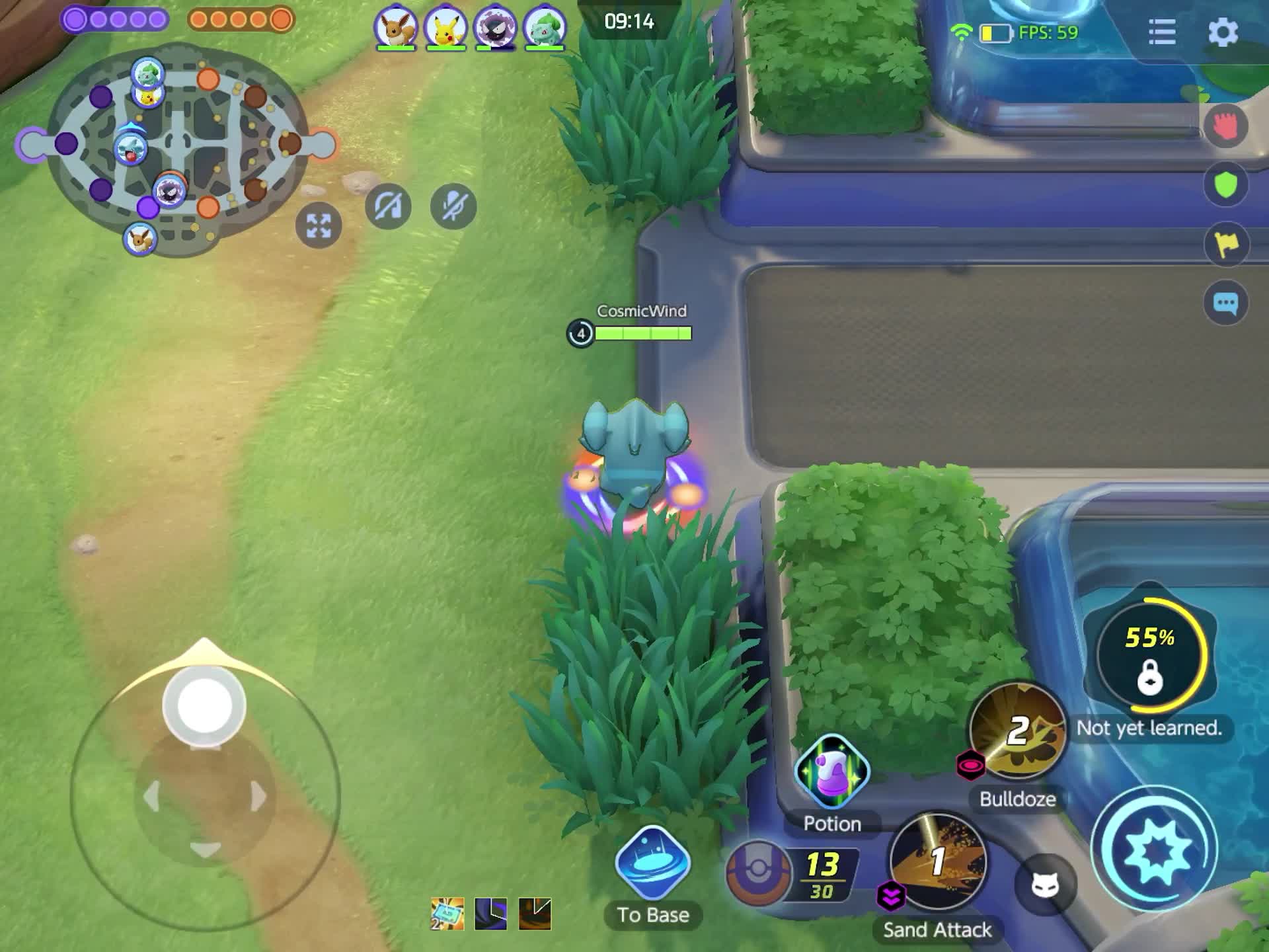 Pokemon Unite Gameplay [Rank]: Garchomp DPS King