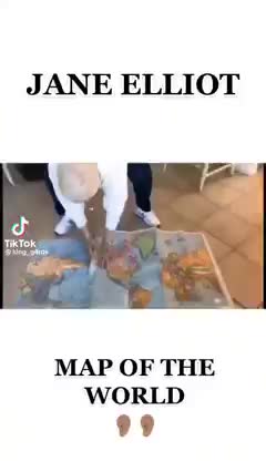 Jane Elliott maps of the world
