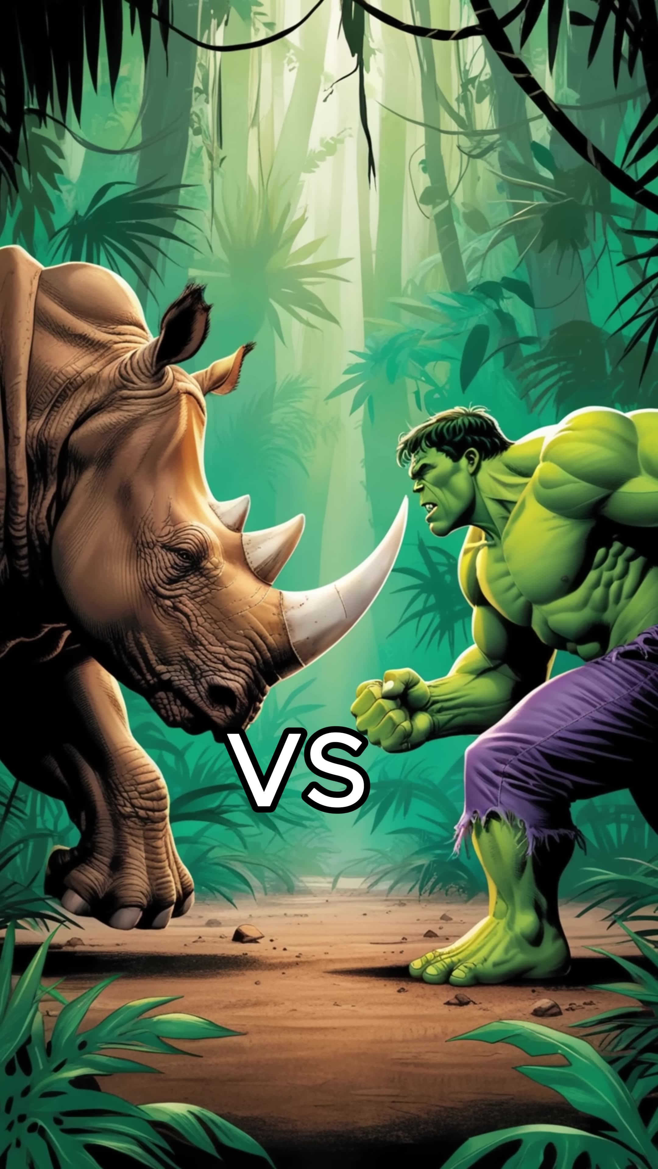 Hulk vs Godzilla vs Giant Creatures (King Kong, Werewolf