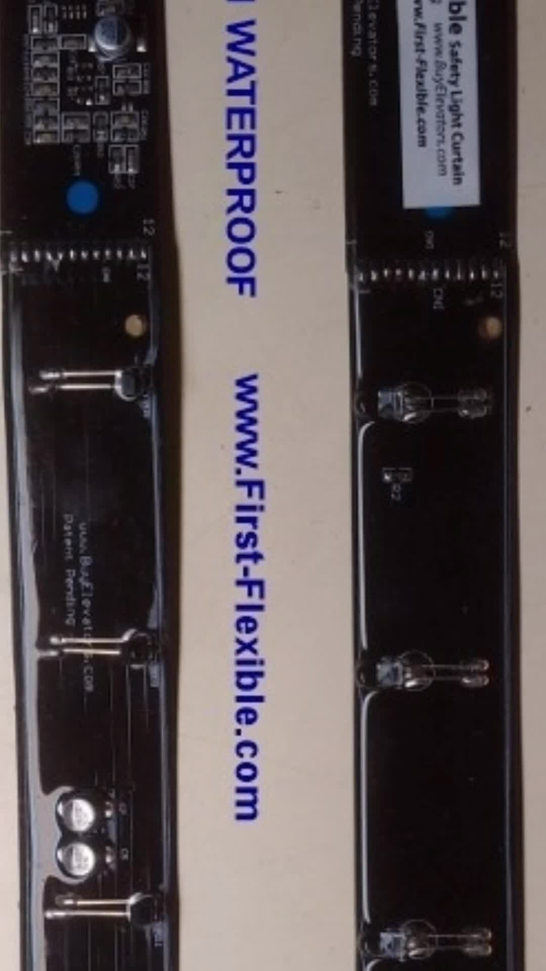 First-Flexible elevator safety edge