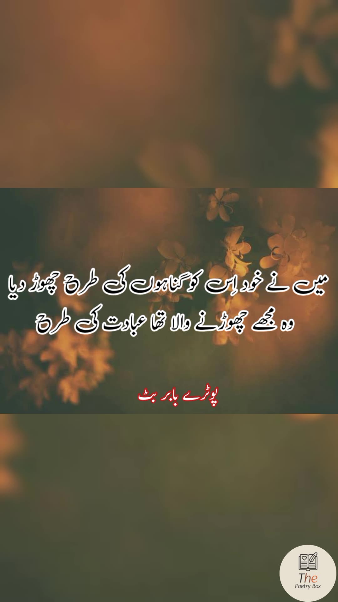 Main.ne use chor diya ..... Urdu poetry shayari states
