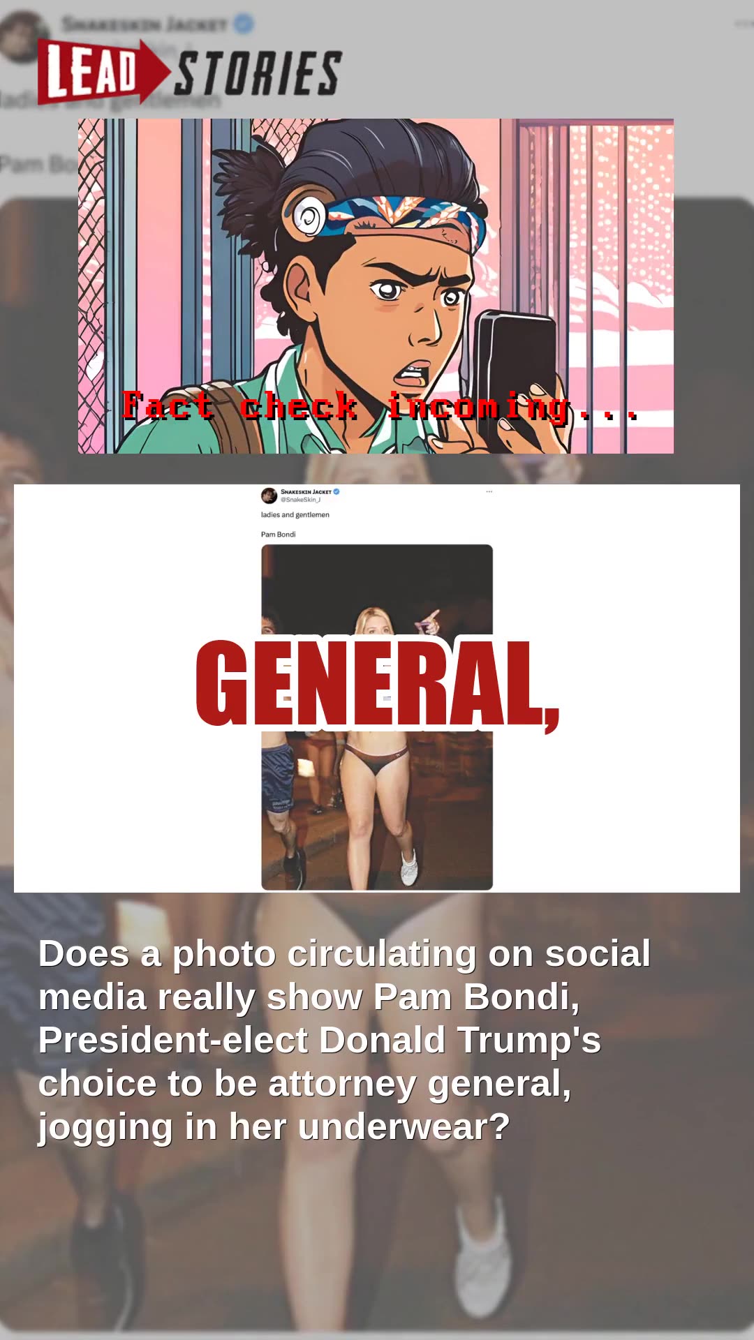 Fact Check: FAKE Photo Shows Trump Attorney General Choice Pam Bondi ...