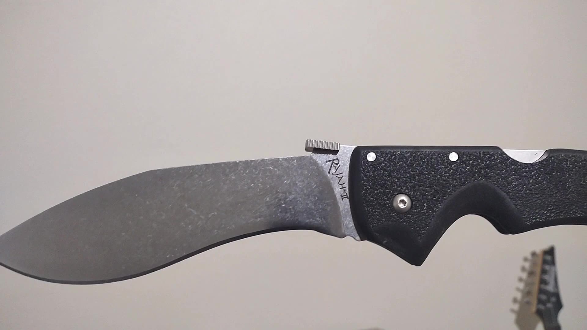 Cold Steel Rajah II folding knife light use