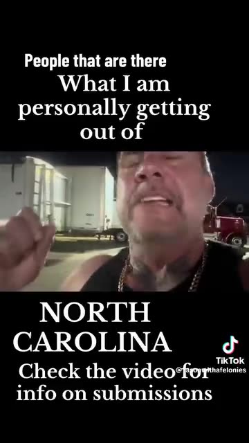 Information from North Carolina – “Bodies Rolling Down The River”