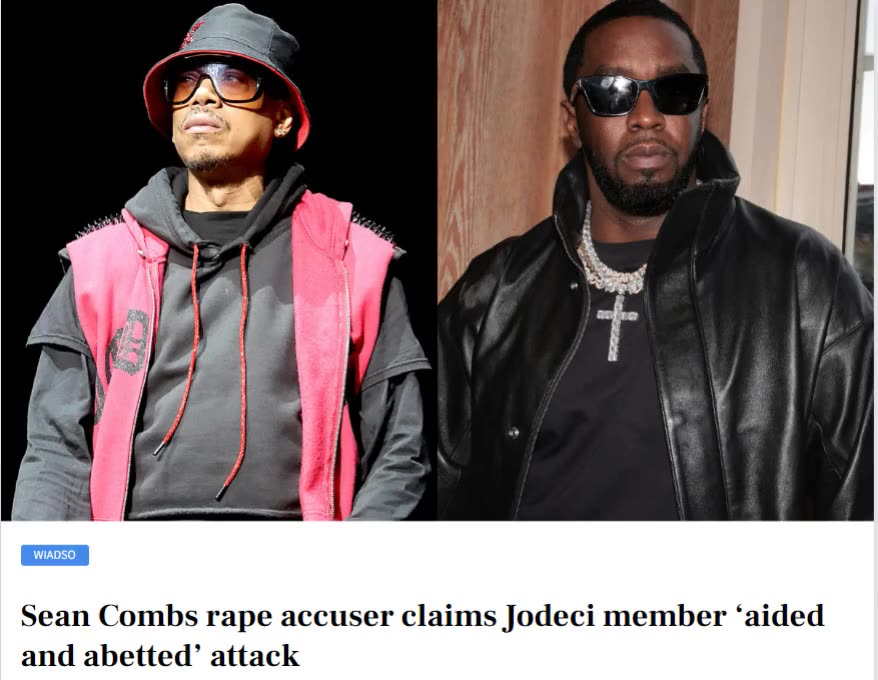 Sean Combs rape accuser claims Jodeci member ‘aided and abetted’ attack