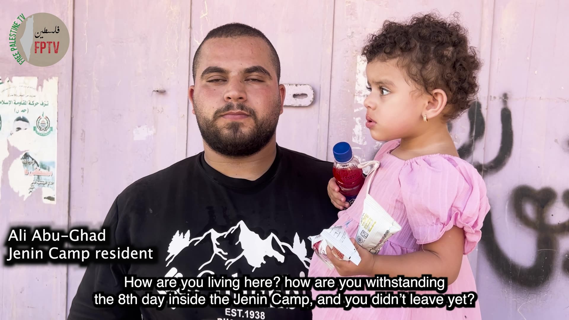 (EXCLUSIVE) FPTV's reporter enters Jenin Camp after 8 day siege. Sep 4 ...