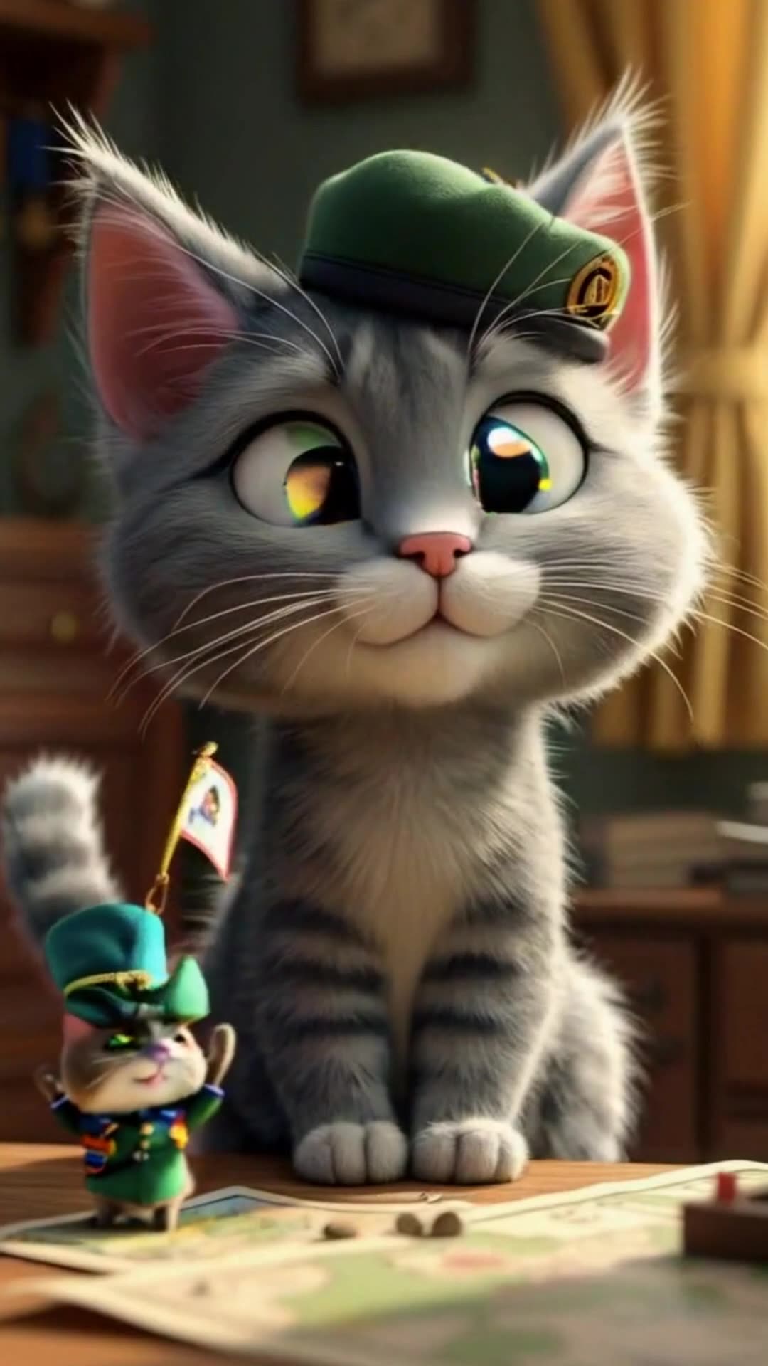 Meow Ray the Military Cat A Day in the Life! #cat #shorts #meow