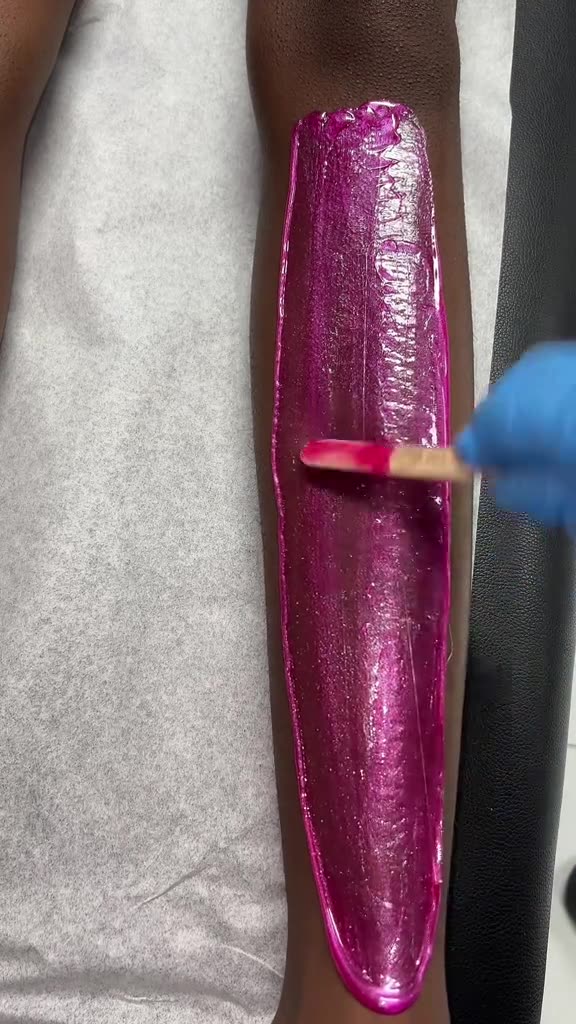 Leg Waxing with Sexy Smooth Tickled Pink Hard Wax | Waxing Queen Adventures