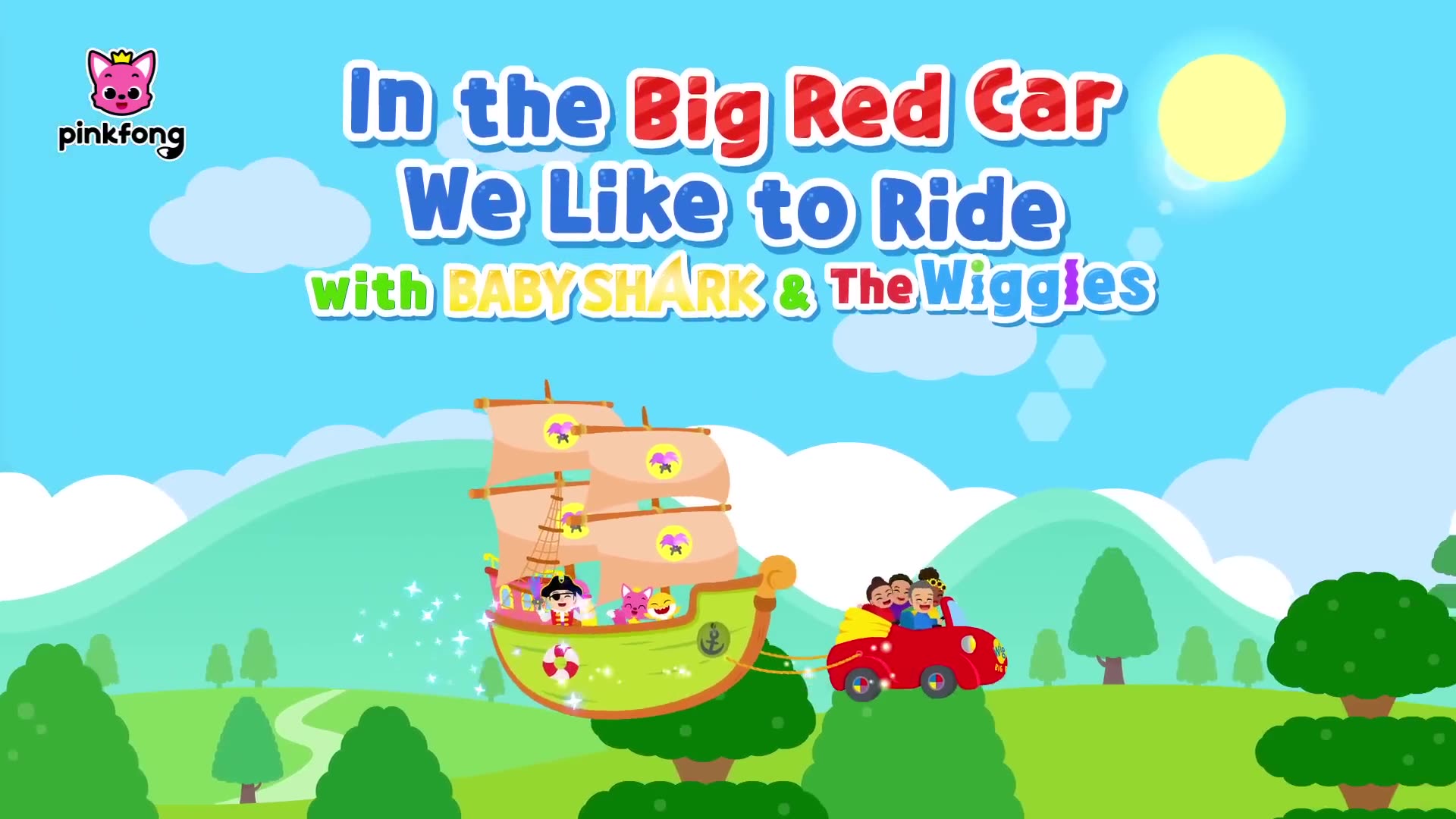 🚘 In the Big Red Car We Like to Ride - Nursery Rhymes for Kids ...