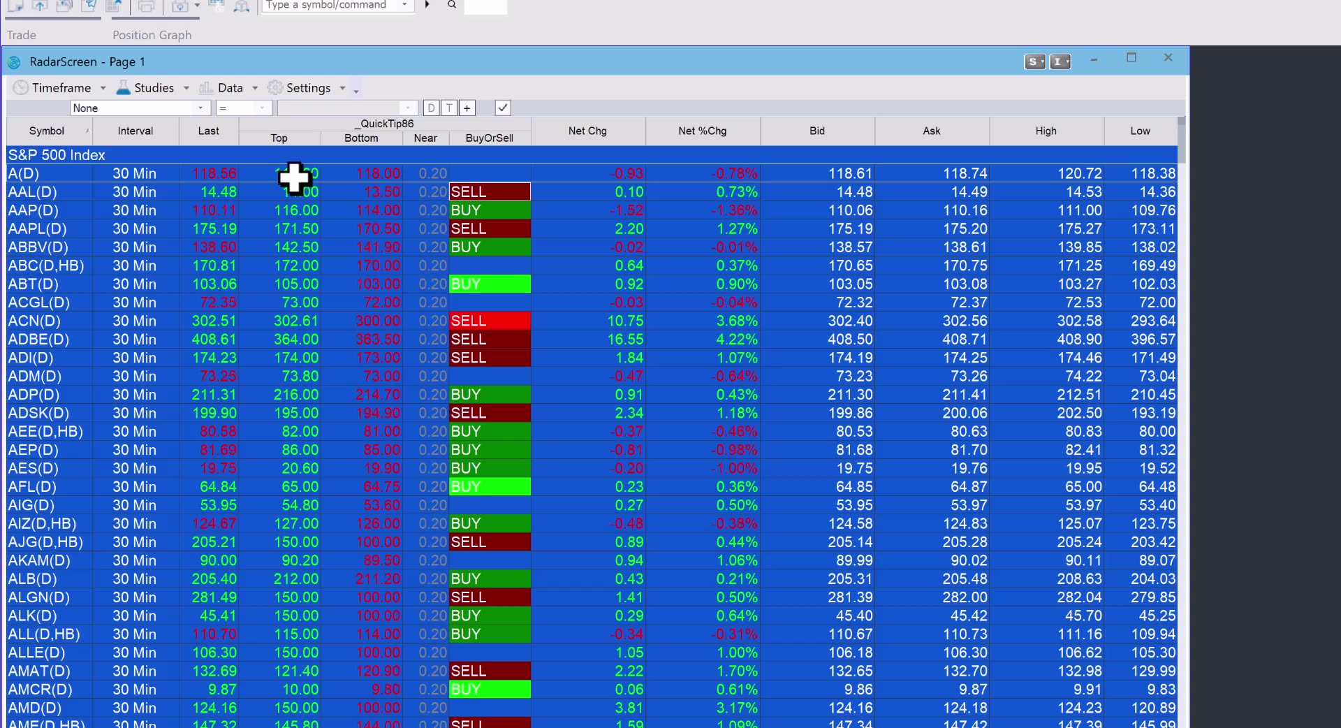 Quick-tip 86 | Basic TradeStation RadarScreen screener | EasyLanguage tutorials and programs