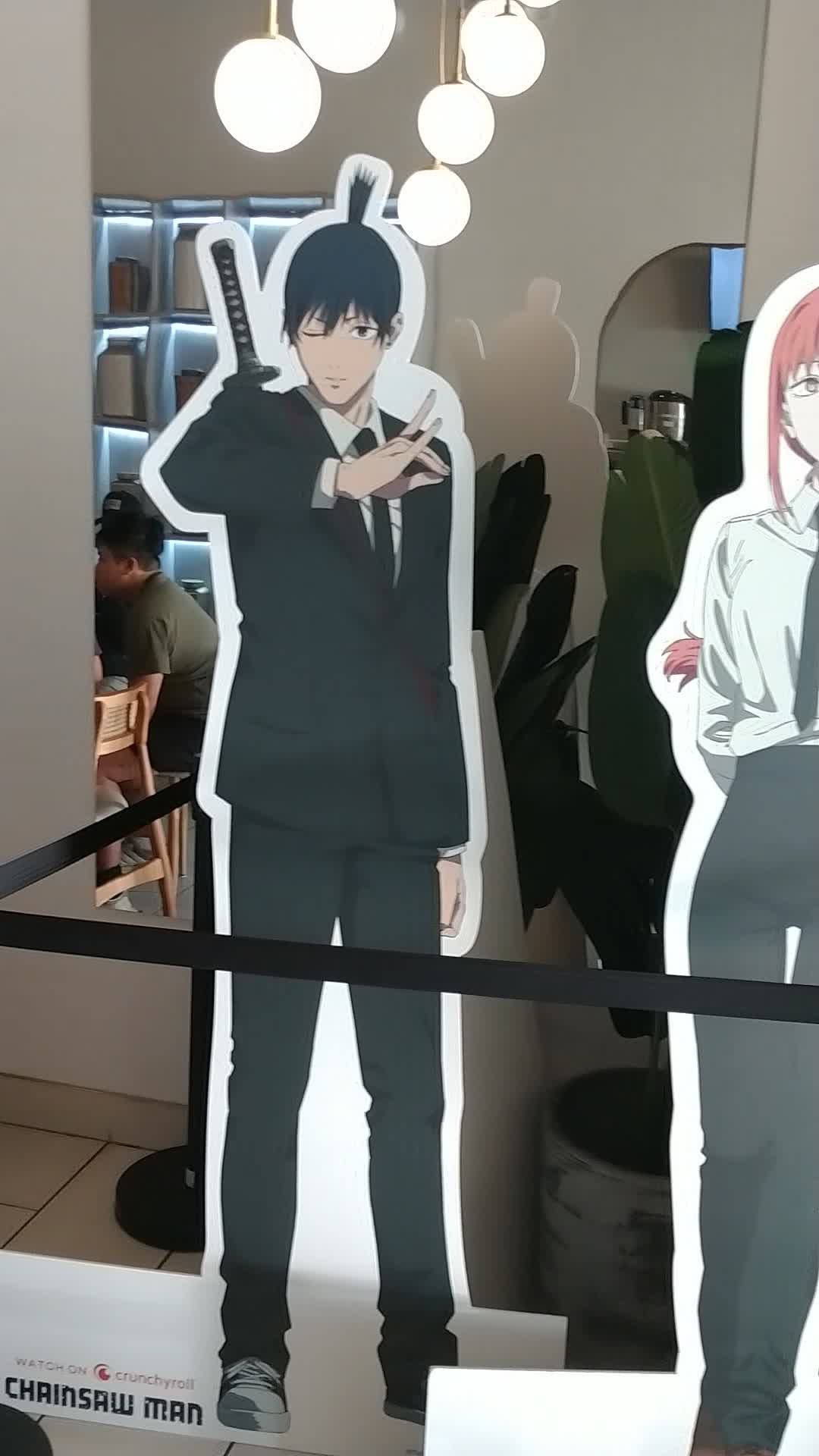 Chainsaw man anime Collab with the Alley in Katy Texas