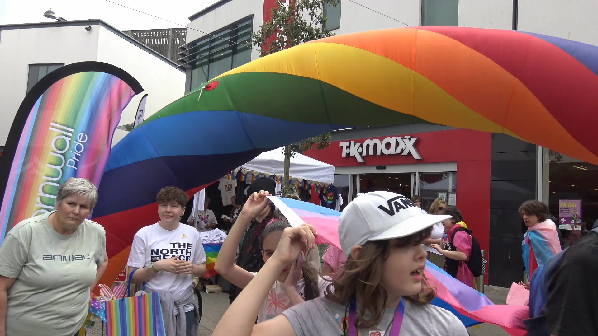 St Austell Cornwall England Gay LGBTQIA+ Pride 18th May 2024. With ...