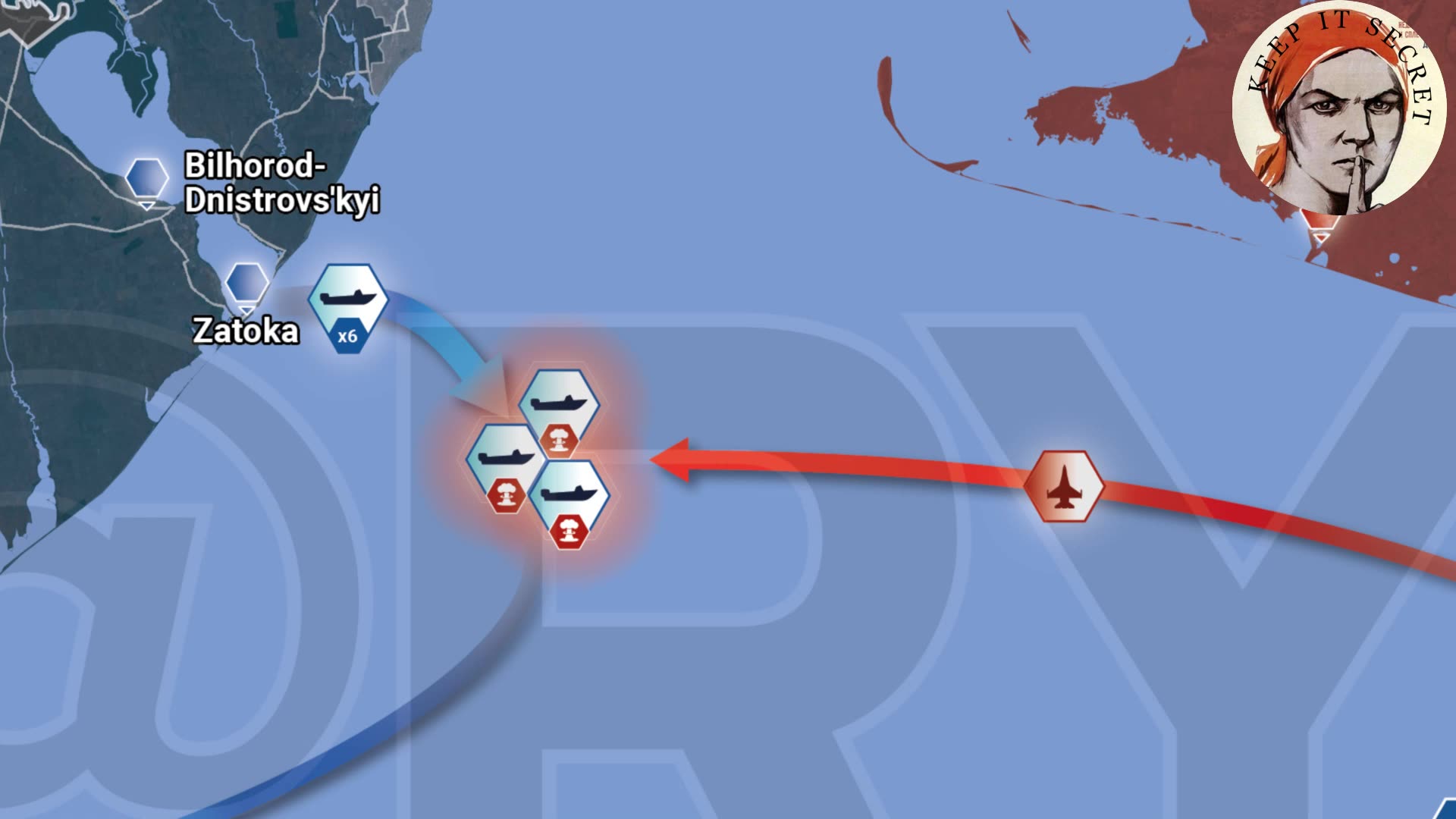 Ukraine War, Rybar Map for September 10th, 2023 Ukraine Attempts Crimea ...
