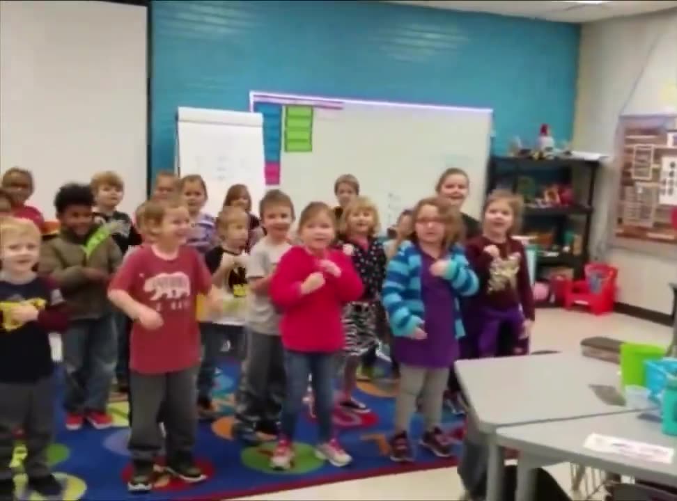 Kids Sing Happy Birthday In Sign Language To Deaf Janitor