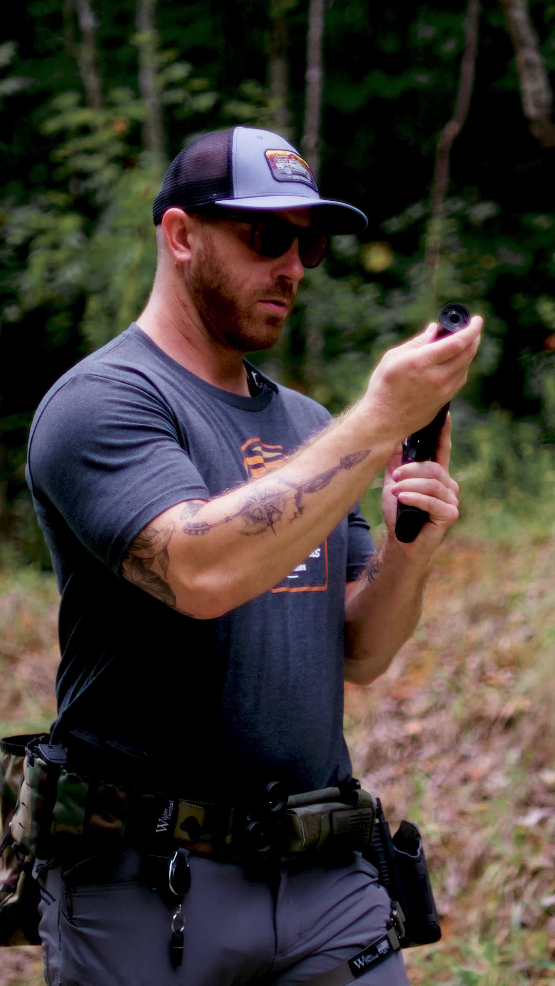 Live Rugged Overland Hat and Silenced Goods Tee